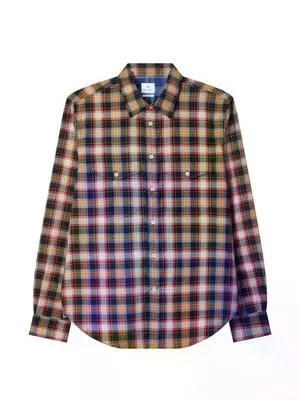 Paul Smith Checked Pocket Shirt - Black