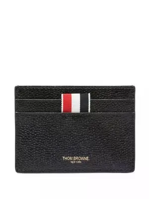 Thom Browne Stripe Cardholder - Black