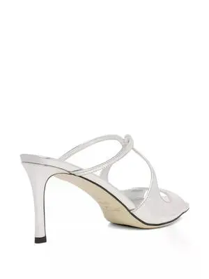 JIMMY CHOO Leather Strappy Mules