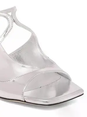 JIMMY CHOO Leather Strappy Mules