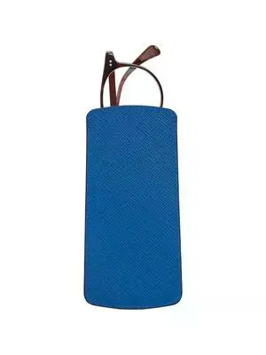 Smythson Panama Leather Glasses Case
