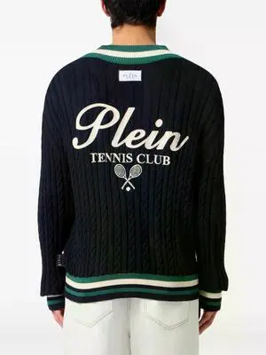 Philipp Plein V-neck Teddy Pullover