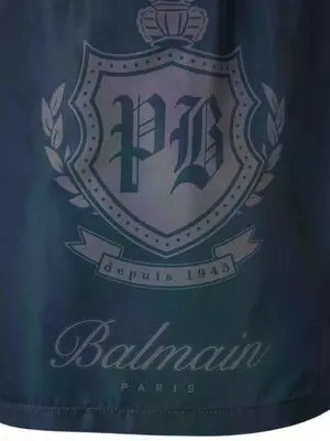 Balmain Logo-print Swim Shorts