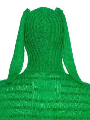 CHARLES JEFFREY Button-up Hoodie With Ribbed Trims
