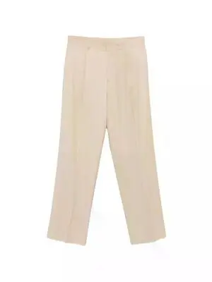 LARDINI Pleated Trousers - Neutrals