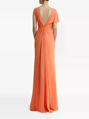 GEMY MAALOUF V-back Maxi Dress - Orange