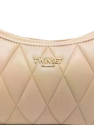 TWINSET Quilted Chain Shoulder Bag - Neutrals