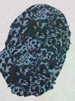 A BATHING APE Logo-print T-shirt - Grey