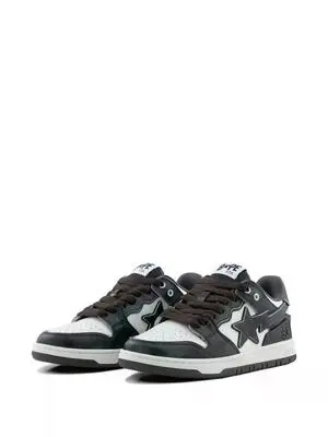 A BATHING APE Star Detail Lace-up Sneakers