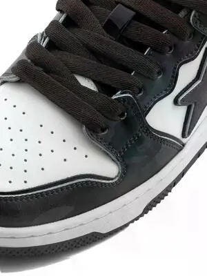A BATHING APE Star Detail Lace-up Sneakers