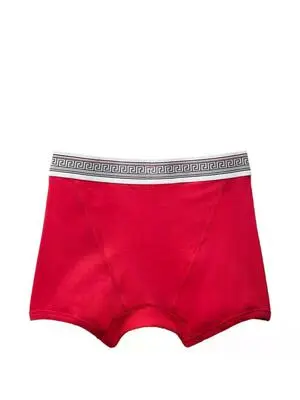 Versace Ribbed Cotton-jersey Trunks