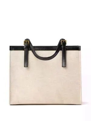 Versace Rivière Canvas Tote Bag - Neutrals