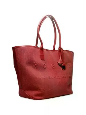 Hogan Hogan Medium Embossed Tote Bag Red
