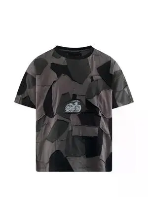 WHO DECIDES WAR Moto Boro T-shirt - Grey