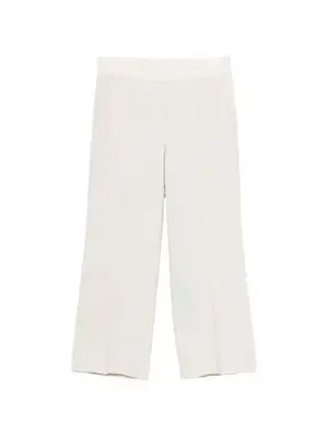 CAMBIO Cameron Wide-leg Trousers - Neutrals