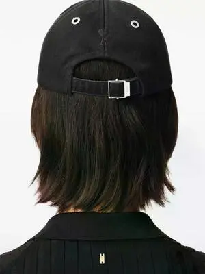 AMI Paris Baseball Cap - Black