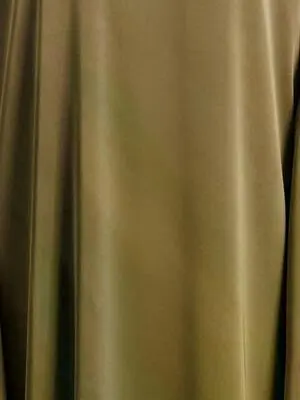 GEMY MAALOUF Beaded Collar Ruffled Maxi Dress
