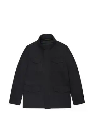 SLOWEAR Field Jacket With High Neck And Zip Fastening
