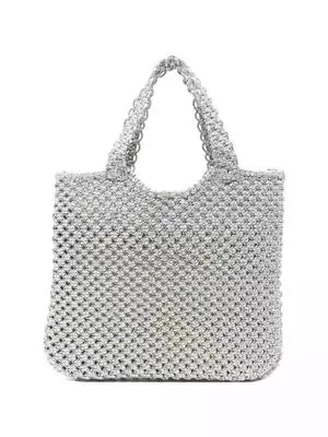 TELA Top-handle Shoulder Bag - Silver