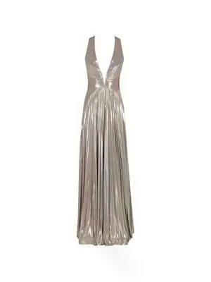 Nissa Metallic Evening Dresses