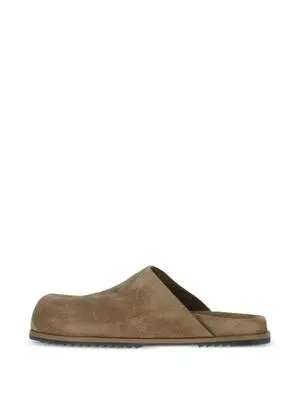 Rick Owens Suede Slip-on Sandals - Brown