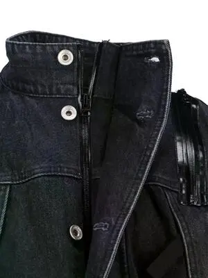 Sacai Zip Detail Denim Jacket