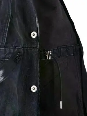 Sacai Zip Detail Denim Jacket