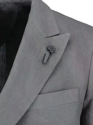 LARDINI Double-breasted Suit - Grey