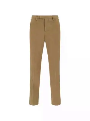 PT TORINO Master Pressed-crease Straight Trousers - Neutrals