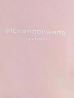 Alexander Wang Crystal Logo Cotton Baby Tee