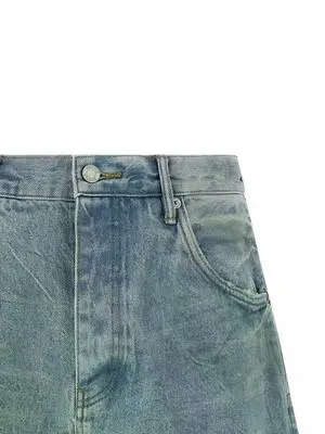 PURPLE BRAND Stone-washed Bermuda Shorts