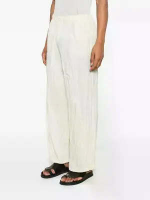 GONGDID DESIGN Textured Straight-leg Trousers