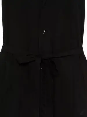 Y’s Tie-waist Collared Midi Dress