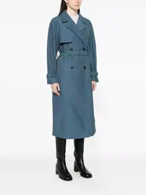 ALPHATAURI Belted Double-breasted Coat