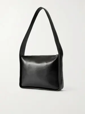 Khaite Lori Textured-leather Shoulder Bag - Black