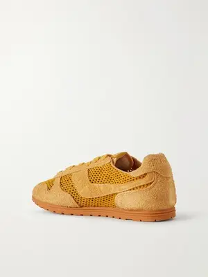 AUTRY Windspin Knit And Suede Trainers