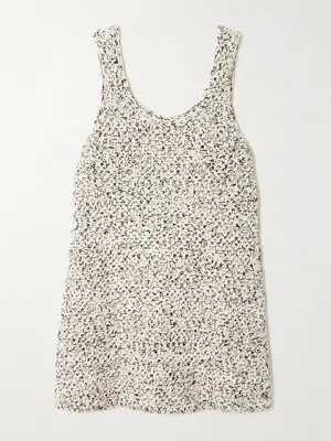 LIBEROWE Bouclé-knit Mini Dress - Multi
