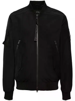 Moose Knuckles Logo-appliqué Bomber Jacket