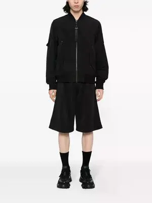 Moose Knuckles Logo-appliqué Bomber Jacket