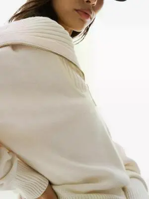 Perfect Moment Half Zip Ribbed Top