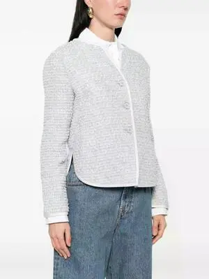 Emporio Armani Textured V-neck Jacket