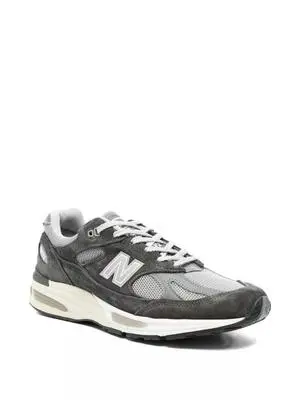 NEW BALANCE 991 Panelled Sneakers - Grey