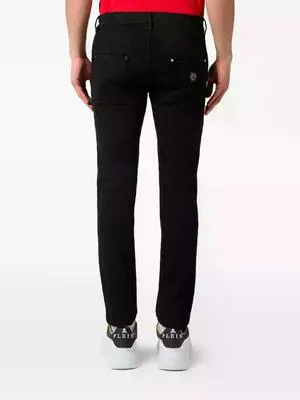 Philipp Plein Monogram Distressed Jeans