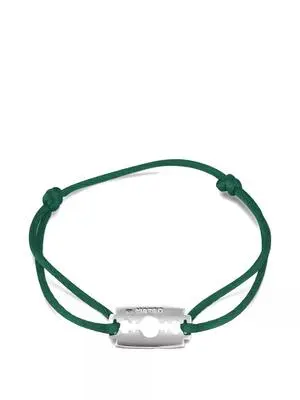 Mateo Razor Blade Embellished Bracelet - Silver