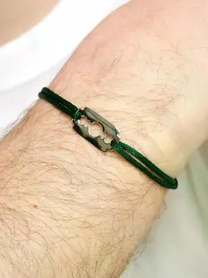 Mateo Razor Blade Embellished Bracelet