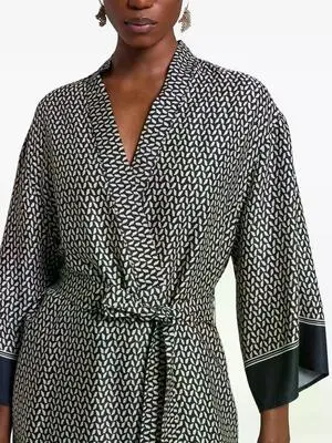 Peserico Patterned Kimono
