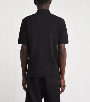 Stone Island Organic Cotton Ghost Polo Shirt - Black