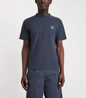 Stone Island Organic Cotton Ghost T-shirt - Blue