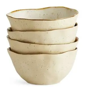 SOHO HOME Set Of 4 Emden Cereal Bowls - Neutral
