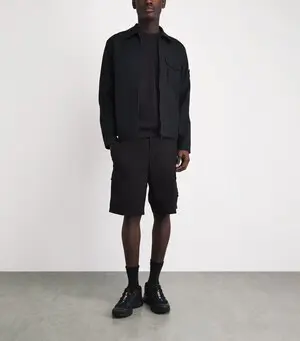 Stone Island Cotton-cashmere Textured Crewneck Sweater